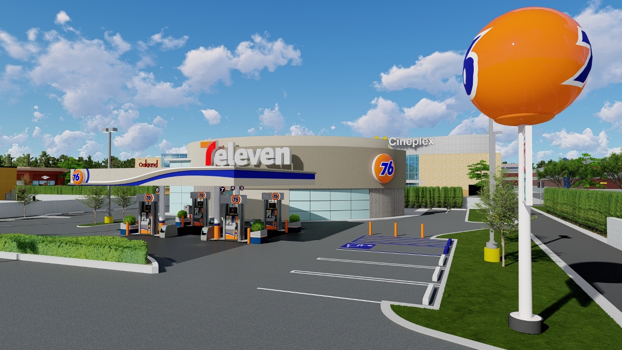 7eleven / Gas Station Created in Sketchup / Lumion | sketchUcation