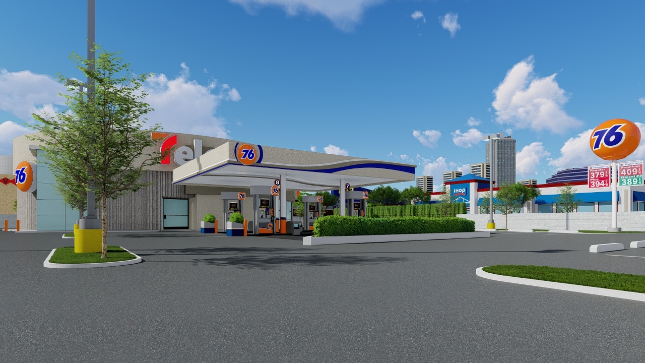 7eleven / Gas Station Created in Sketchup / Lumion | sketchUcation
